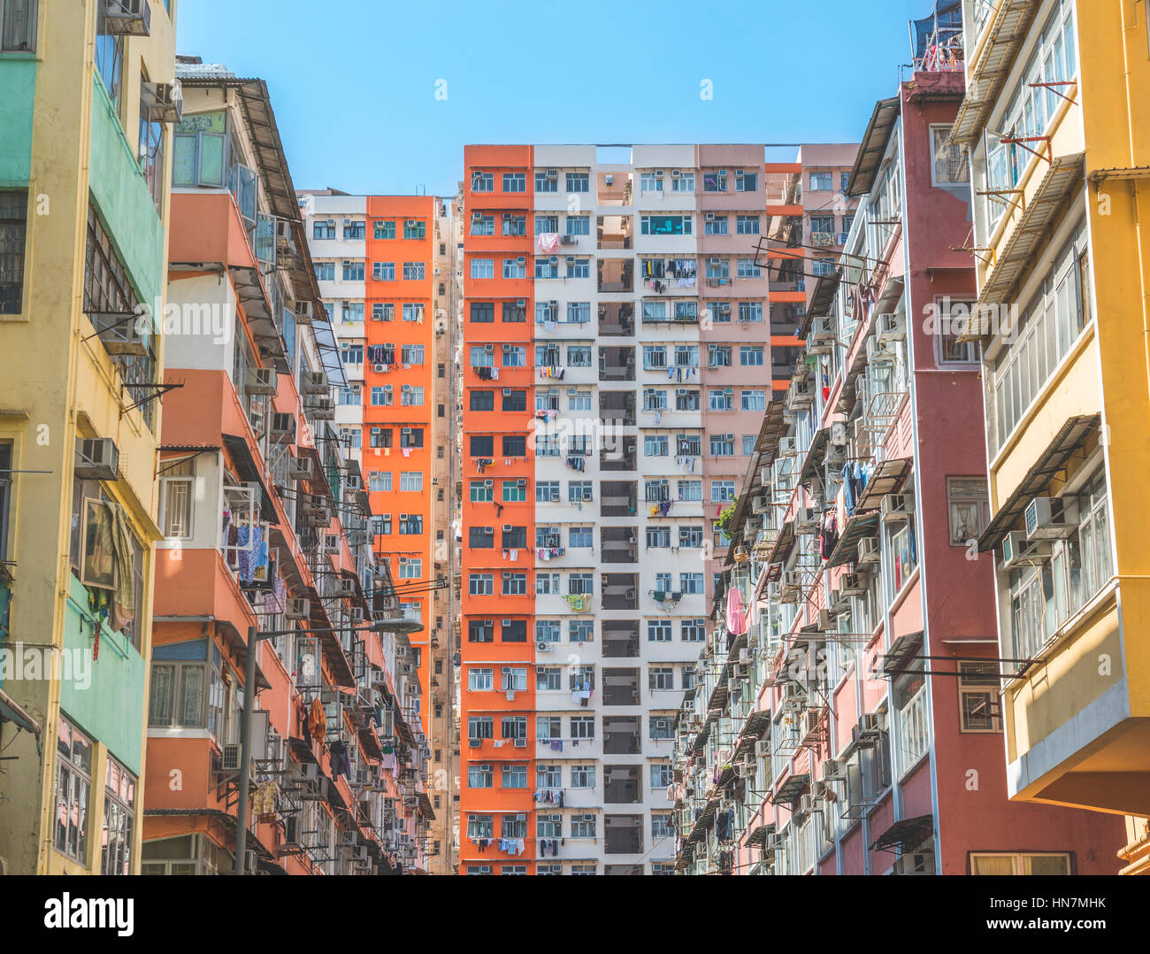 Overcrowded block of flats hi-res stock photography and images - Alamy