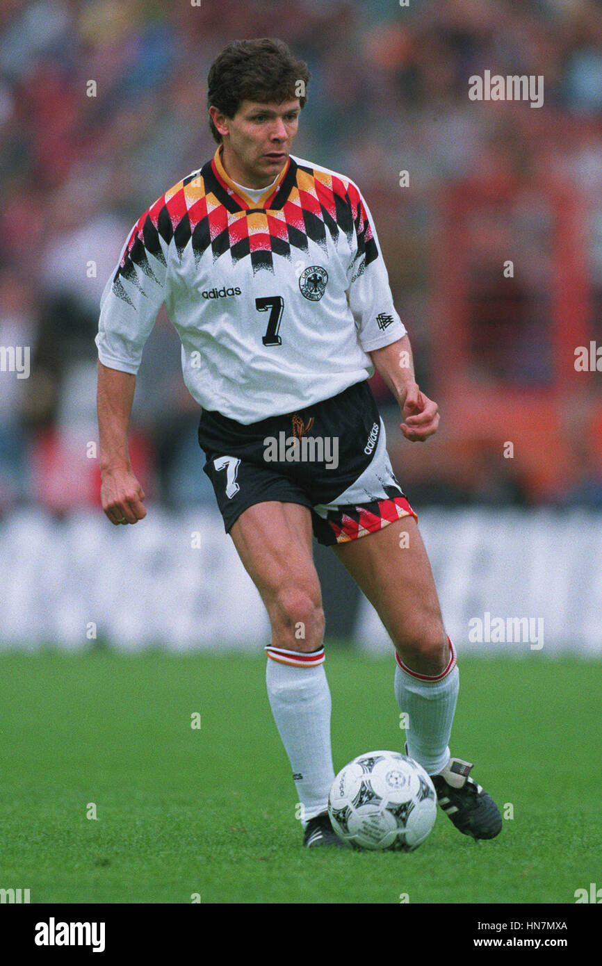 ANDREAS MOLLER GERMANY & JUVENTUS FC 07 June 1994 Stock Photo - Alamy