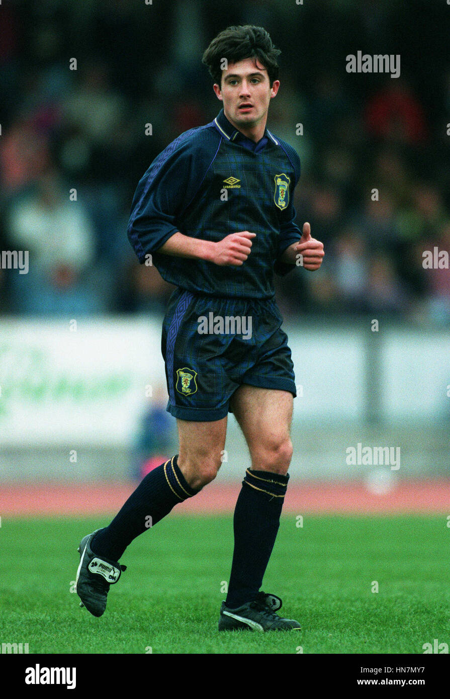 DAVID HANNAH SCOTLAND U21 & DUNDEE UNITED 02 September 1994 Stock Photo ...