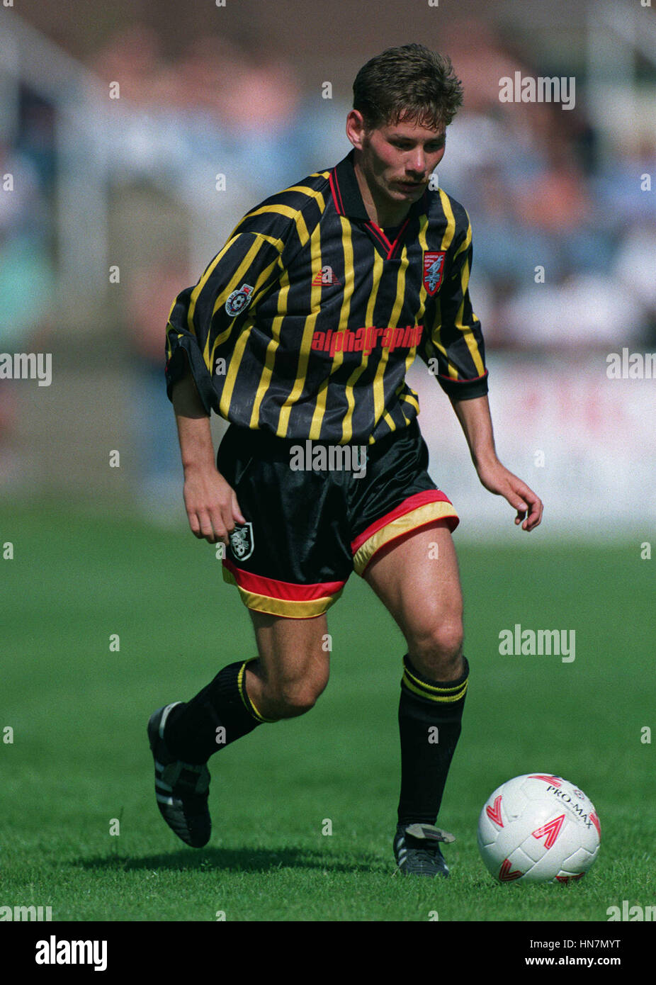 DARREN KNOWLES SCARBOROUGH FC 25 July 1994 Stock Photo - Alamy