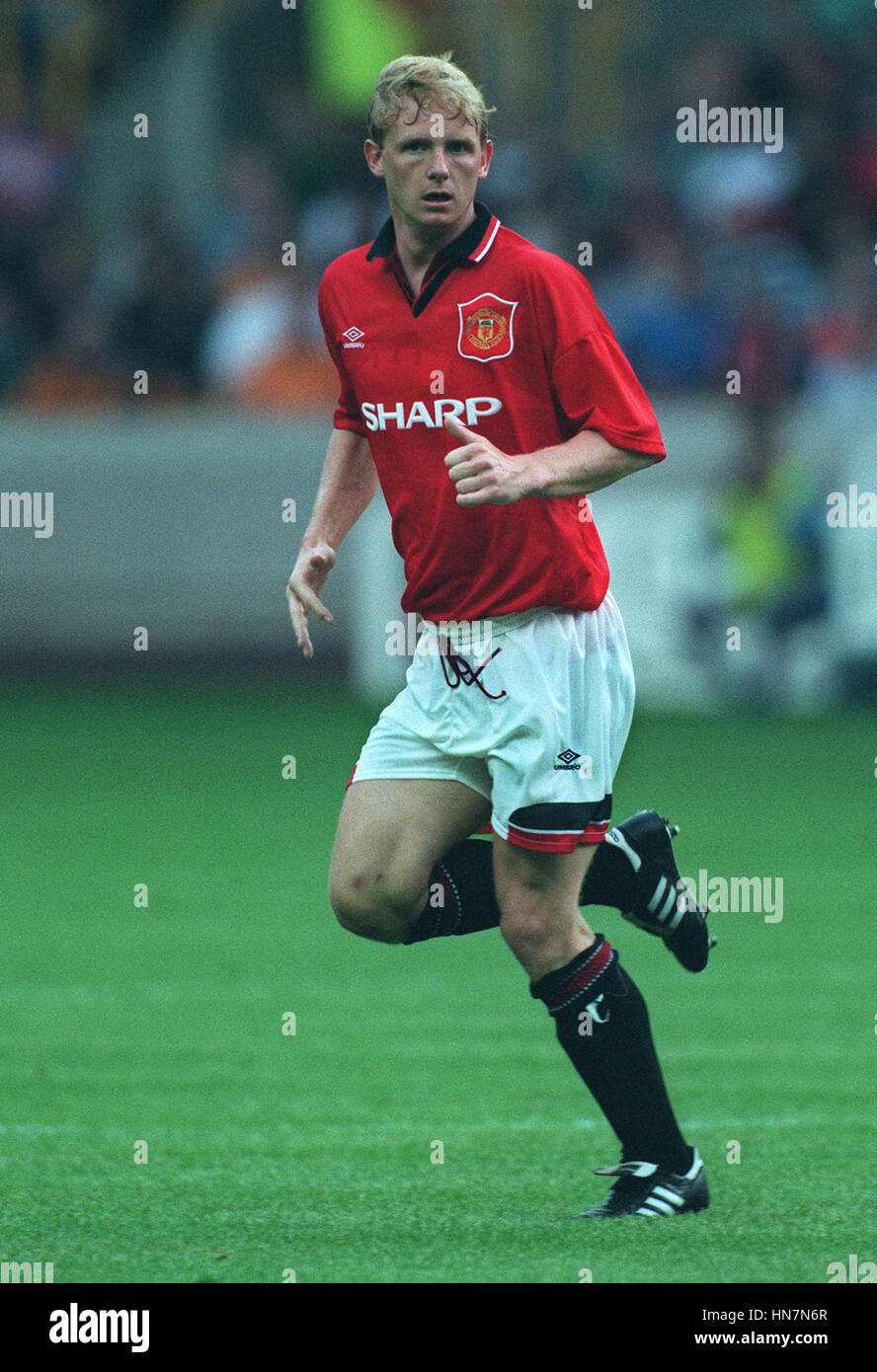 DAVID MAY MANCHESTER UNITED FC 04 August 1994 Stock Photo - Alamy