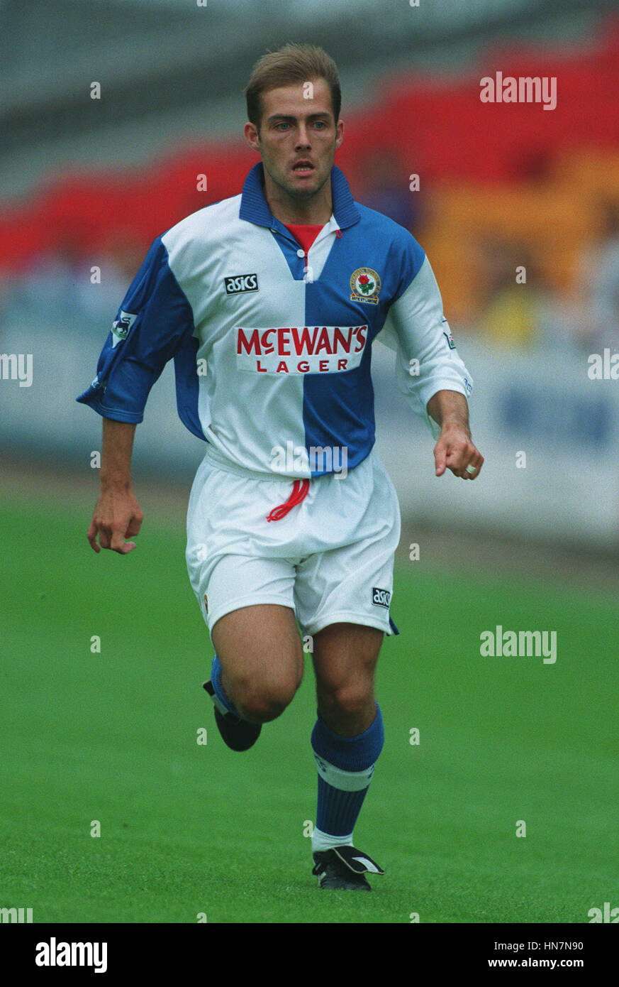 ALAN WRIGHT BLACKBURN ROVERS FC 08 August 1994 Stock Photo - Alamy