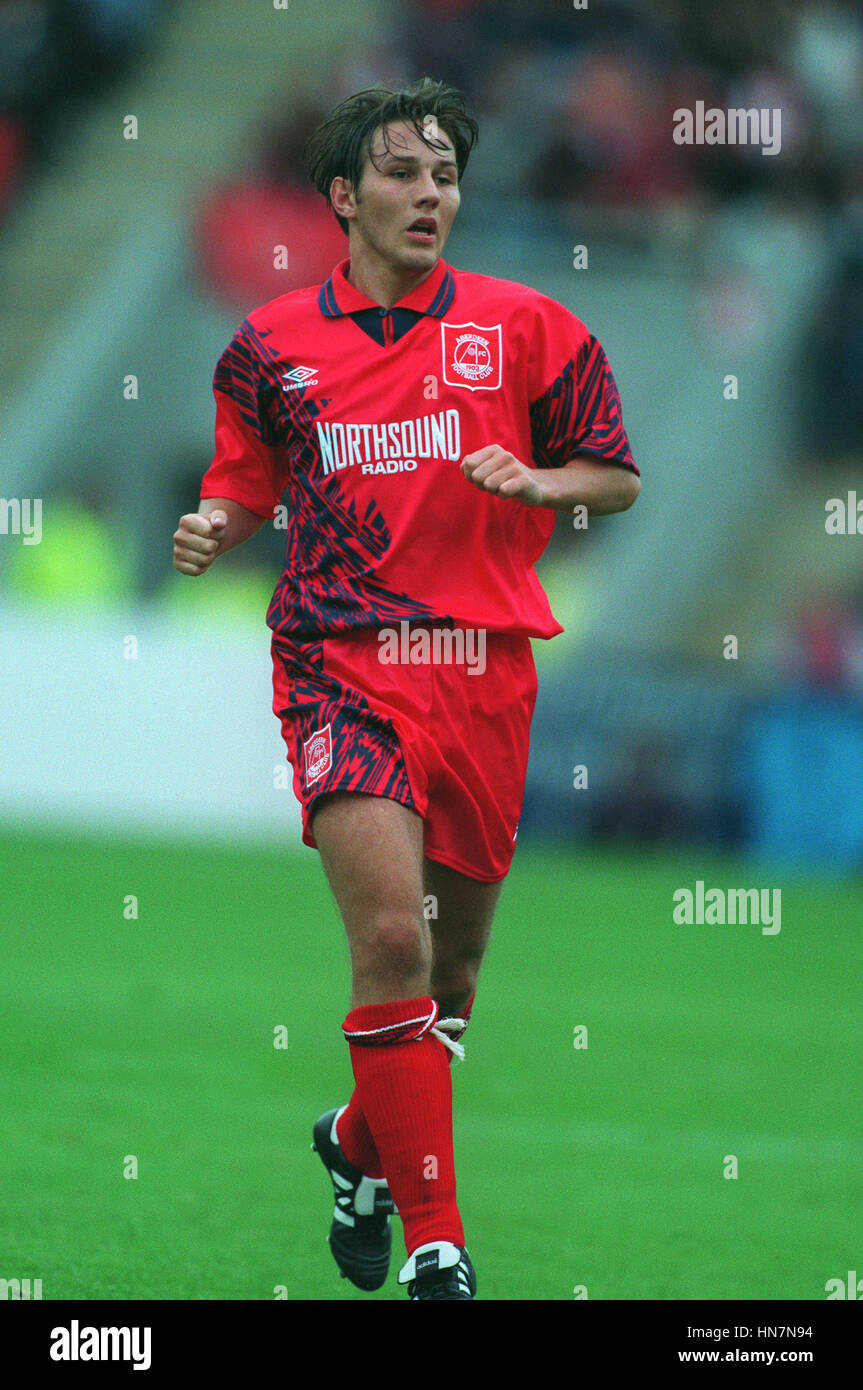 EOIN JESS ABERDEEN FC 08 August 1994 Stock Photo - Alamy