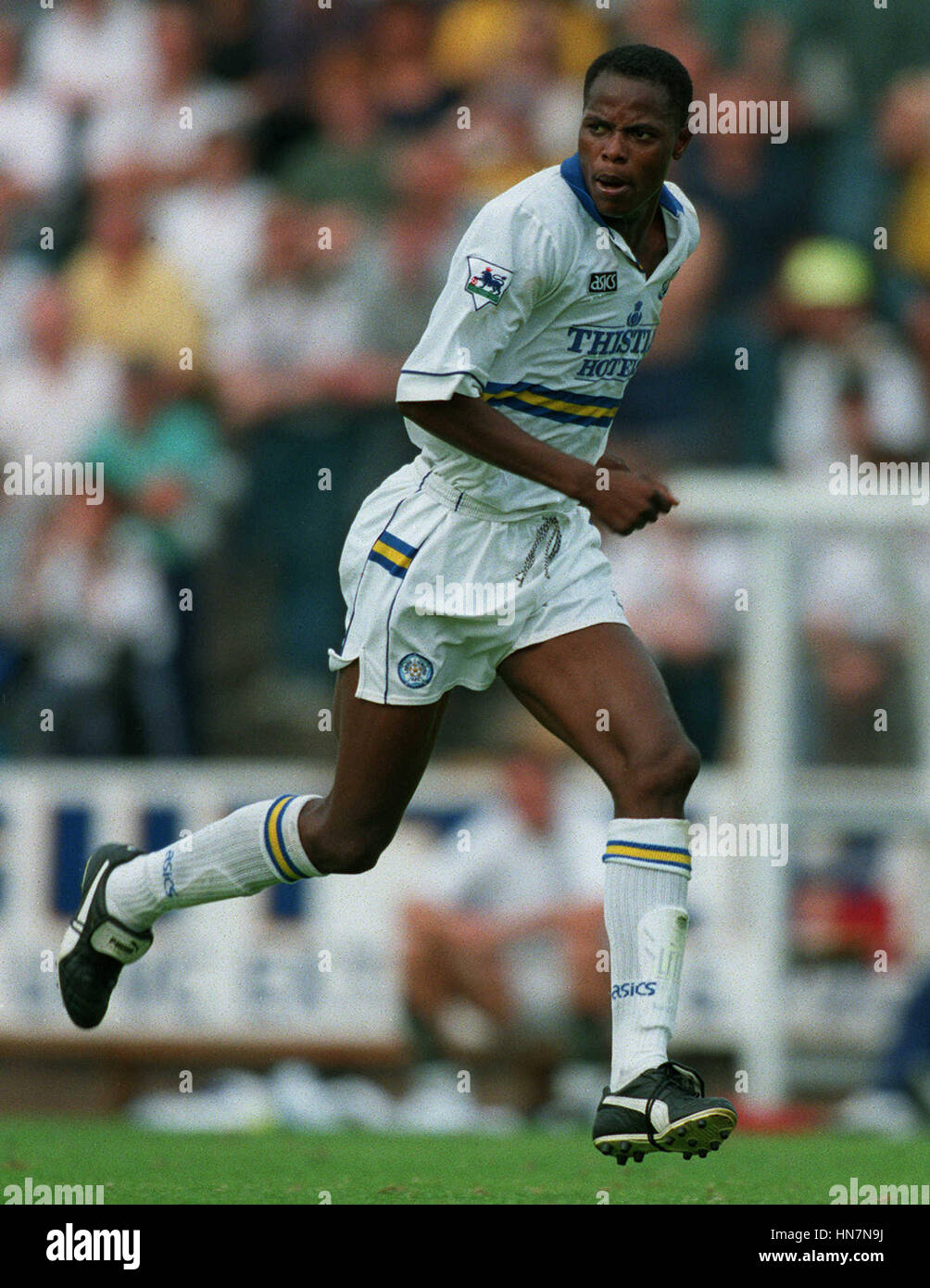 PHILOMEN MASSINGA LEEDS UNITED FC 08 August 1994 Stock Photo - Alamy