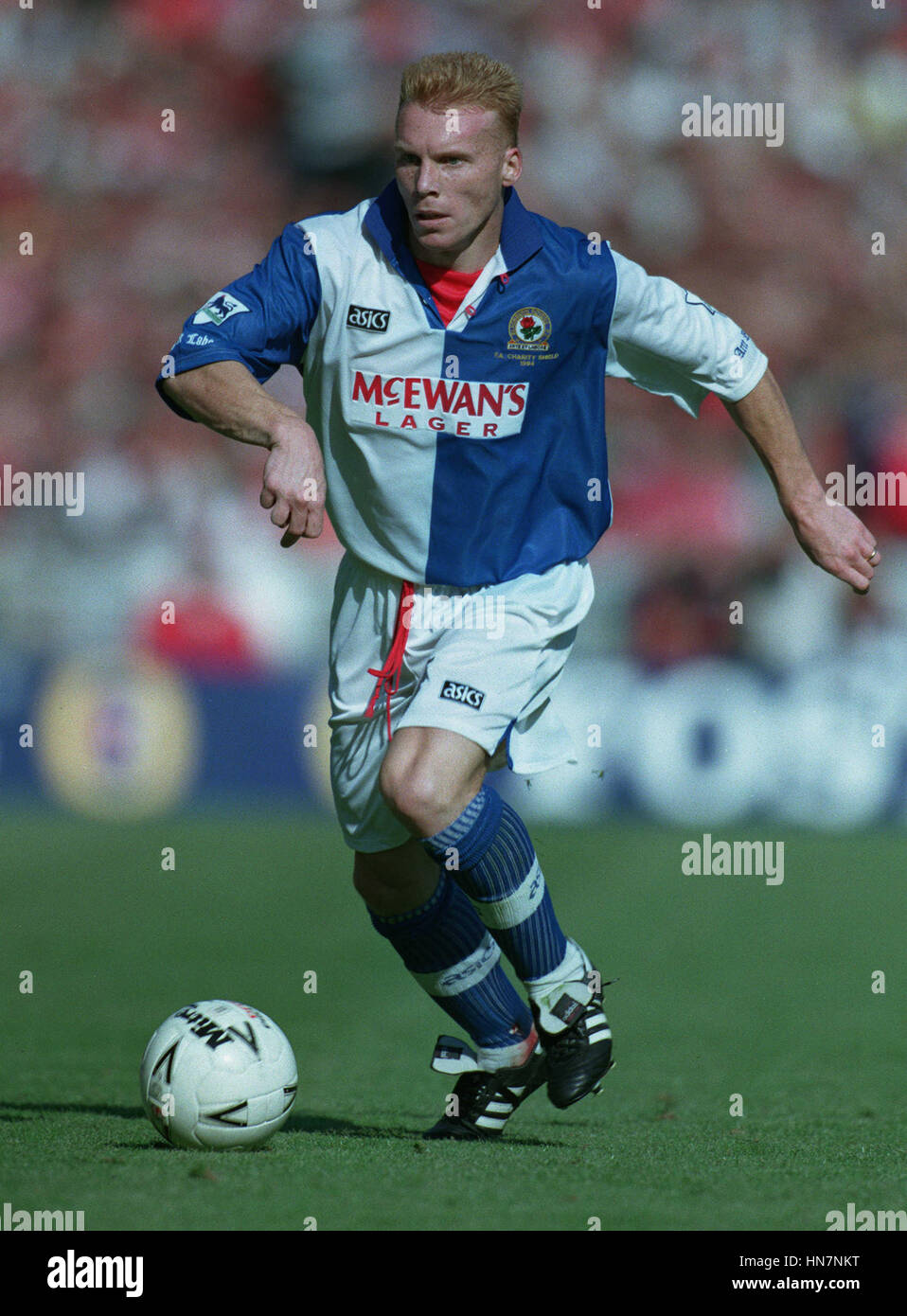 ROBBIE SLATER BLACKBURN ROVERS FC 16 August 1994 Stock Photo - Alamy