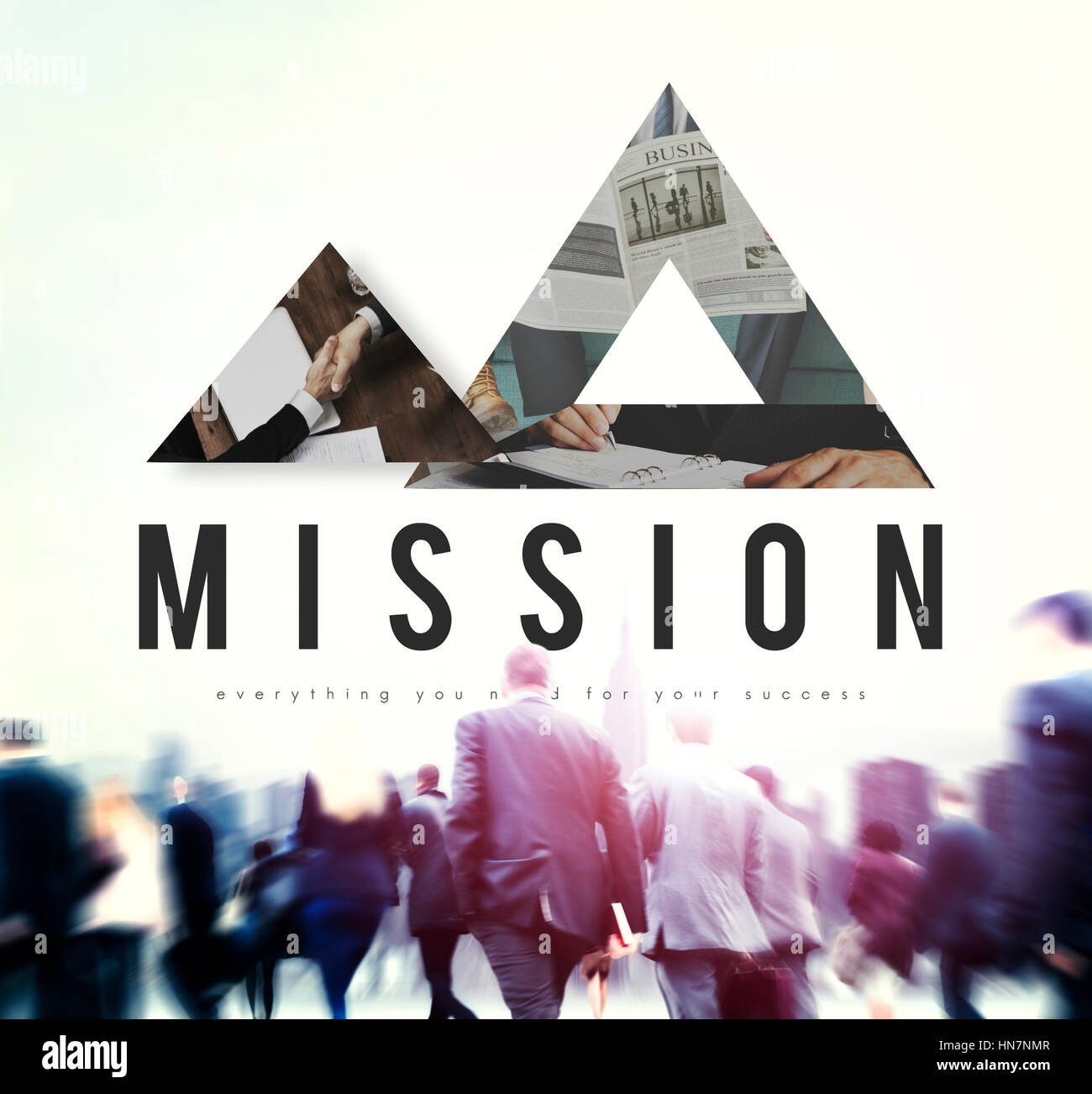 Mission Vision Innovation Leader Aim Stock Photo - Alamy