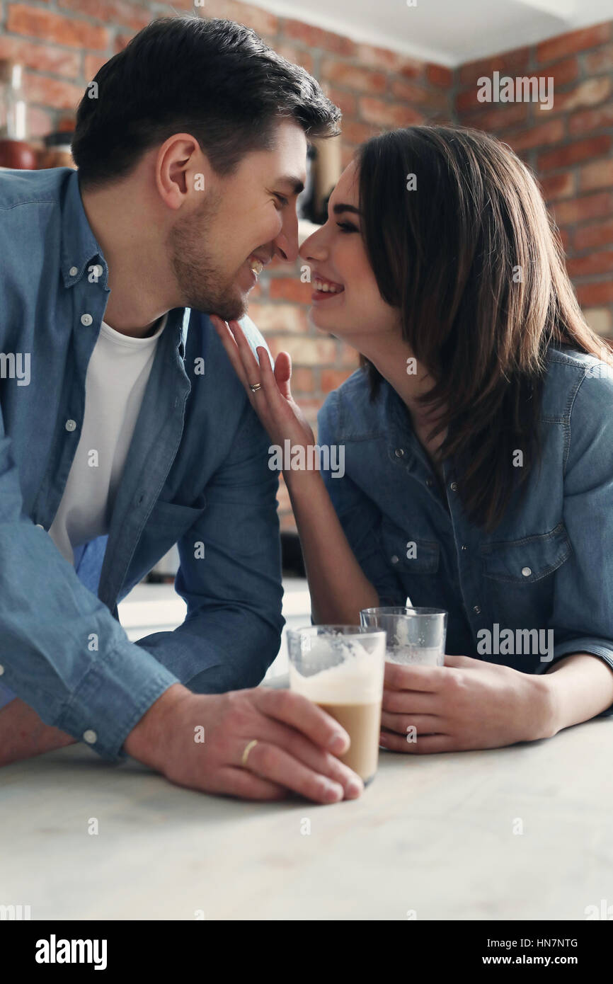 Relationship and love. Lovely couple together Stock Photo - Alamy