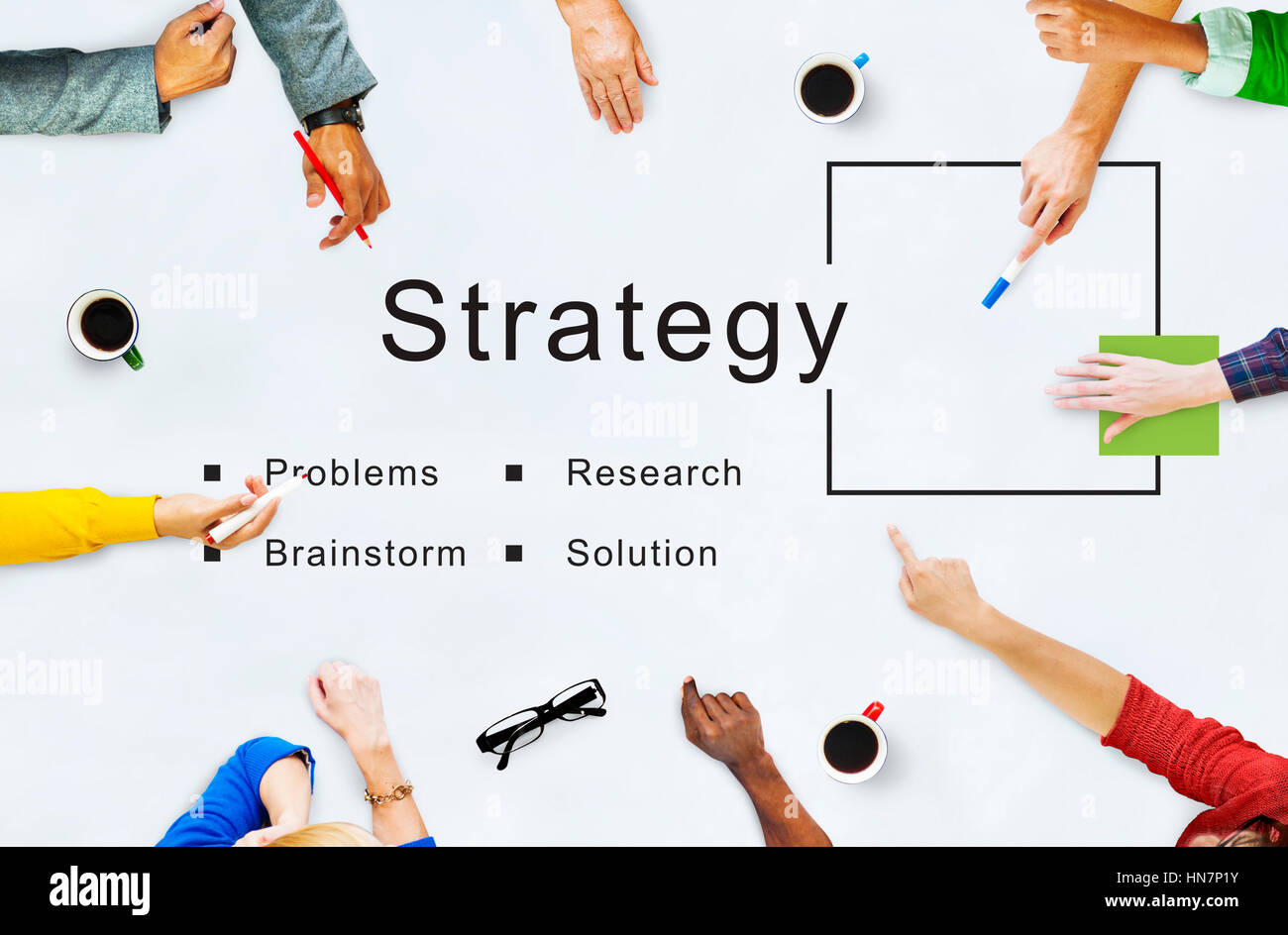 Strategy Business Startup Goals Concept Stock Photo - Alamy