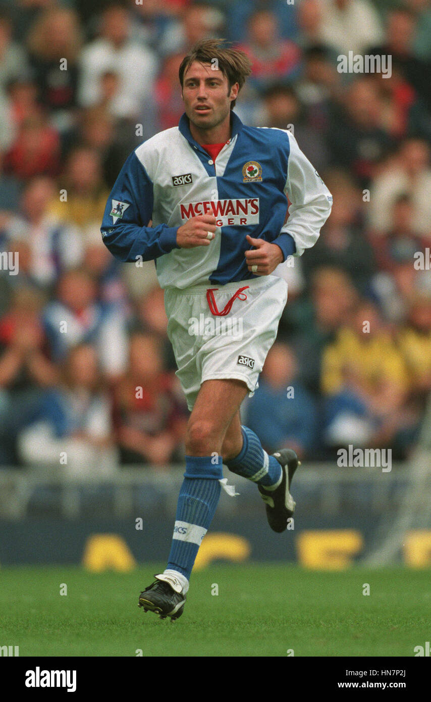 PAUL WARHURST BLACKBURN ROVERS FC 30 August 1994 Stock Photo - Alamy