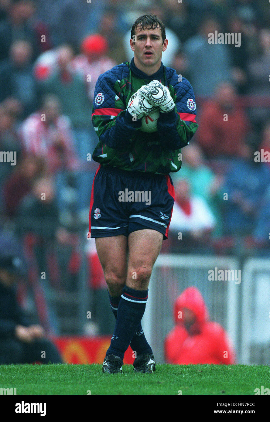 KEITH BRANAGAN BOLTON WANDERERS FC 05 September 1994 Stock Photo - Alamy