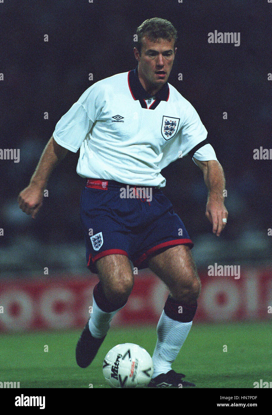 ALAN SHEARER ENGLAND & BLACKBURN ROVERS FC 08 September 1994 Stock ...