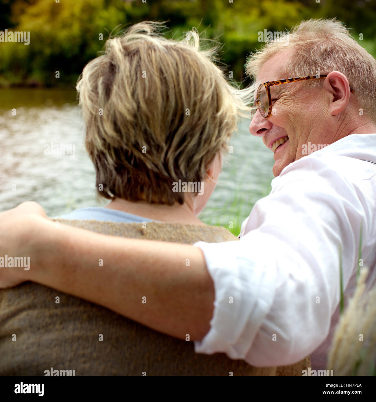 Elderly Senior Couple Romance Love Concept Stock Photo - Alamy