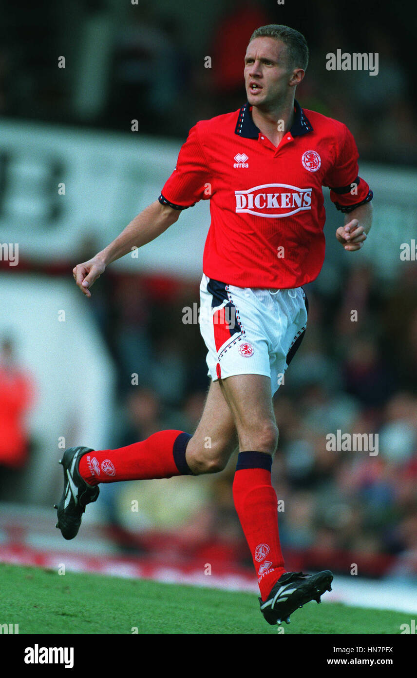 STEVE VICKERS MIDDLESBROUGH FC 13 September 1994 Stock Photo - Alamy