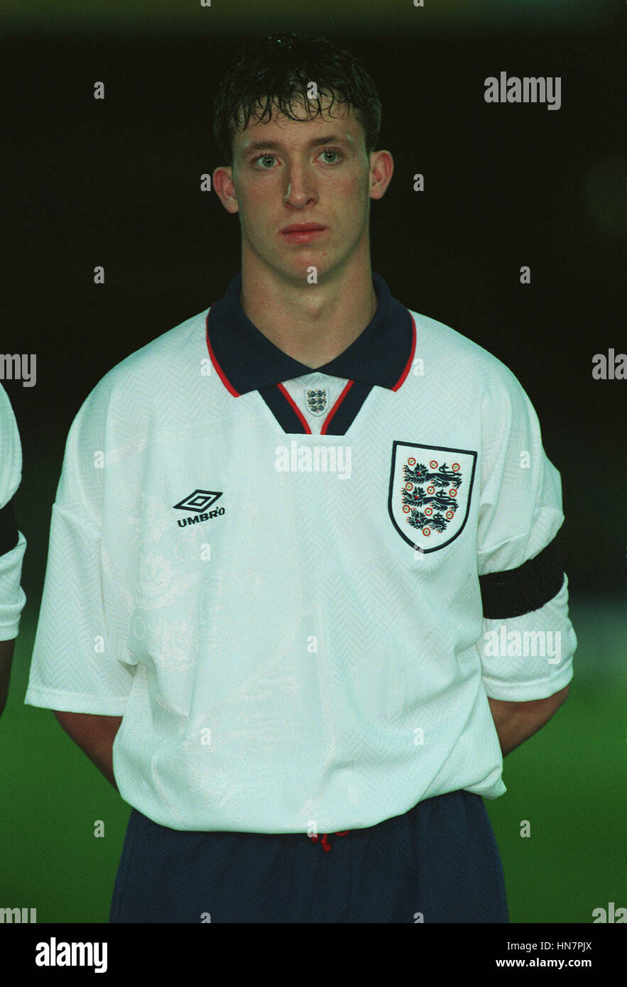 ROBBIE FOWLER ENGLAND U21 & LIVERPOOL FC. 13 September 1994 Stock Photo ...