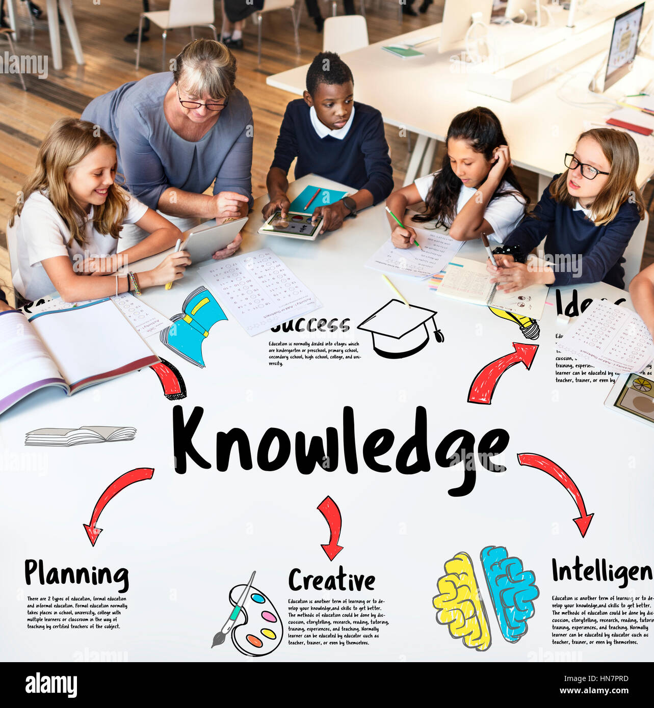 Digital learning diagram hi-res stock photography and images - Alamy
