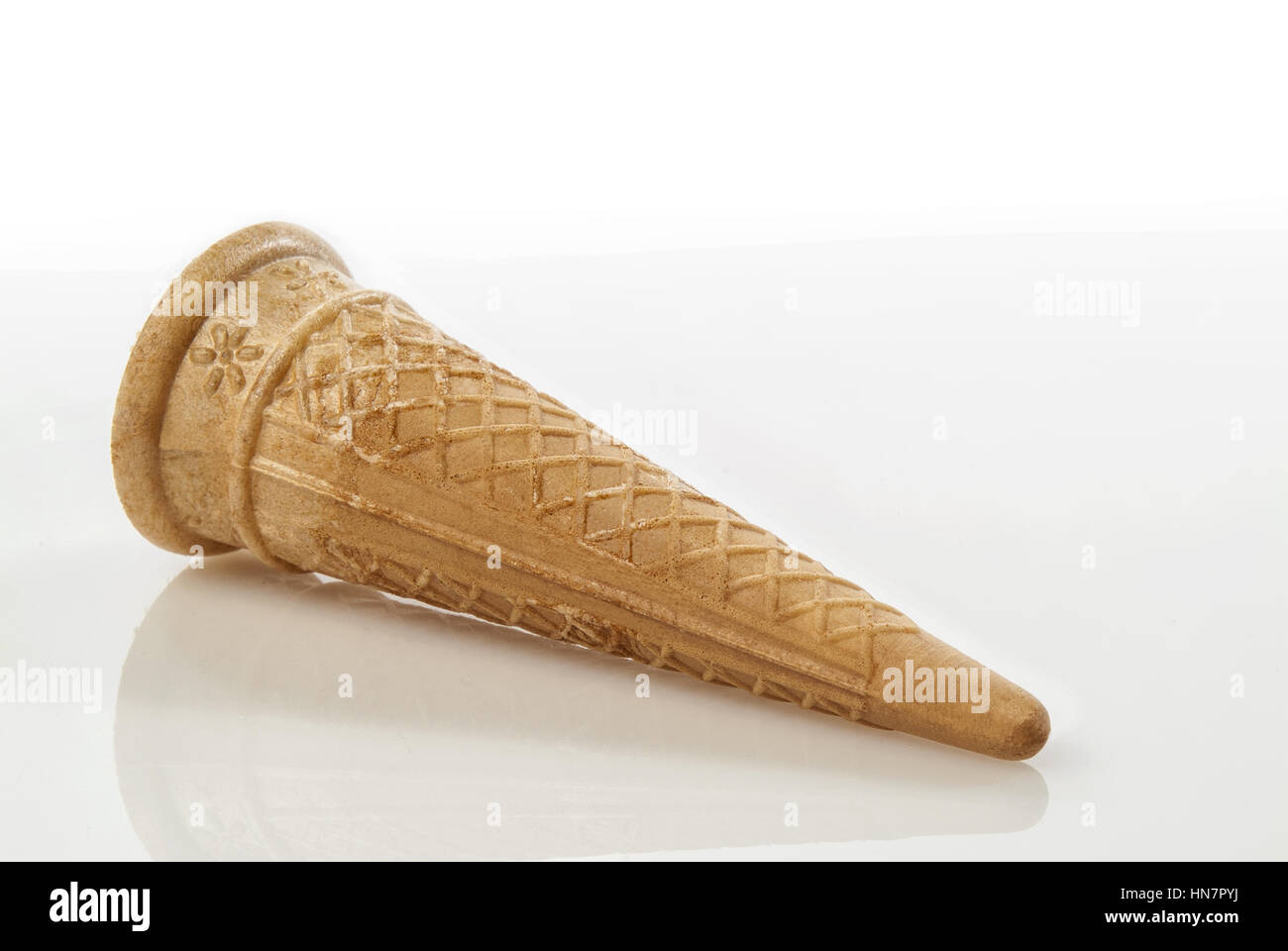 waffle ice cream cone Stock Photo - Alamy