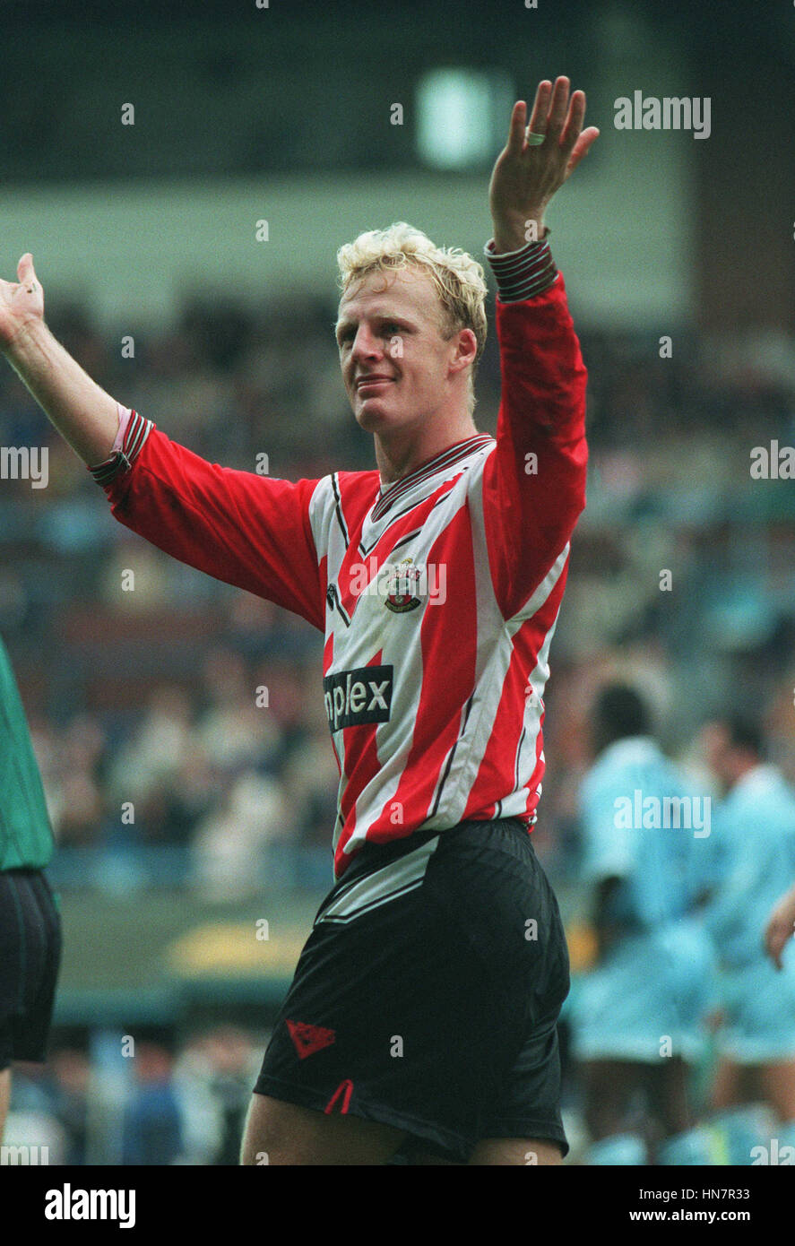 DOWIE ACKNOWLEDGES FANS AFTER GOAL NO. 2 24 September 1994 Stock Photo ...