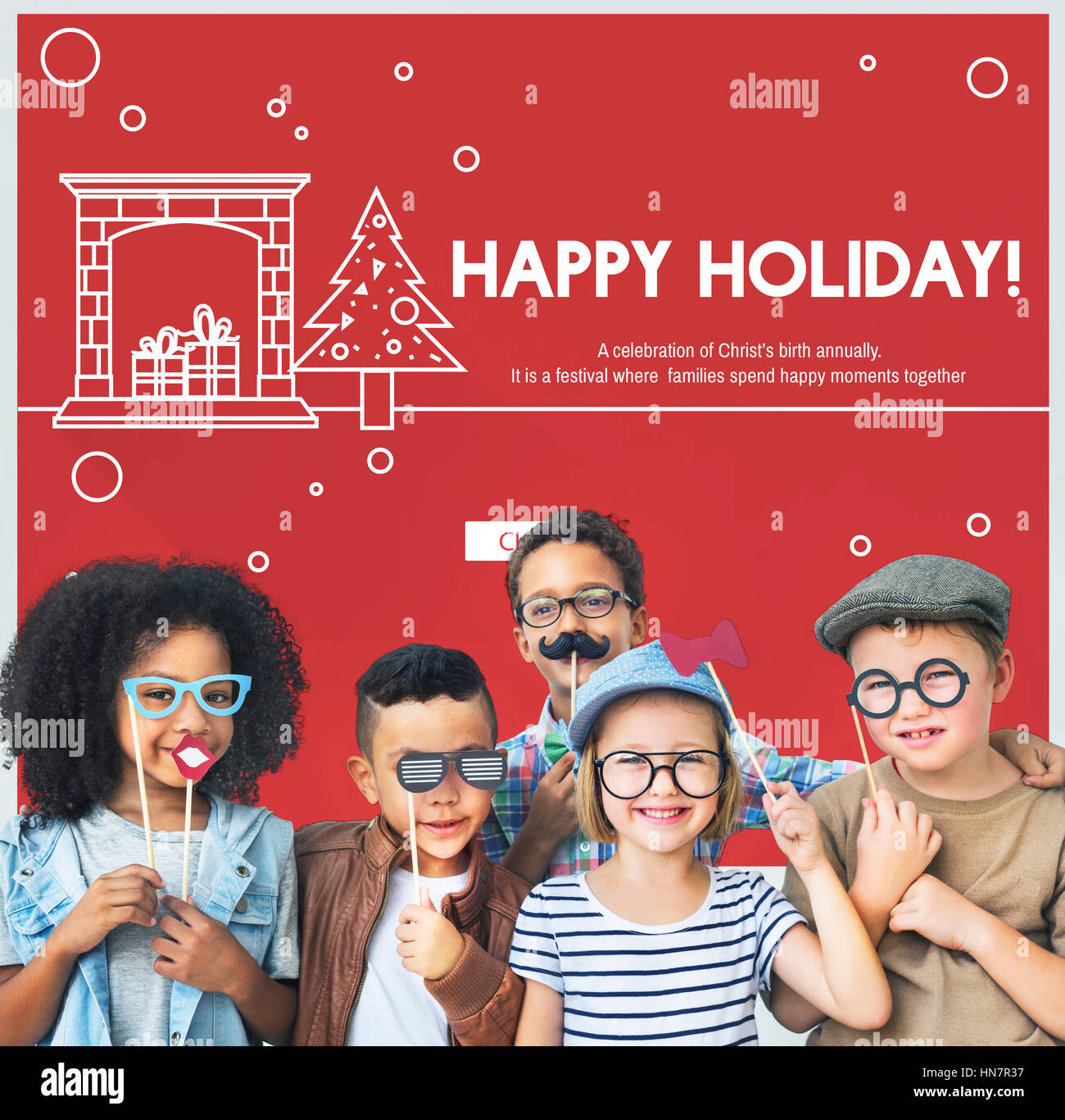 Happy Holiday Break Celebrate Party Enjoyment Concept Stock Photo - Alamy