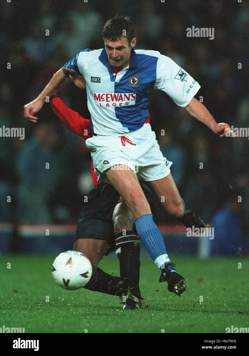 CHRIS SUTTON & PAUL INCE BLACKBURN V MANCHESTER UTD 24 October 1994 ...