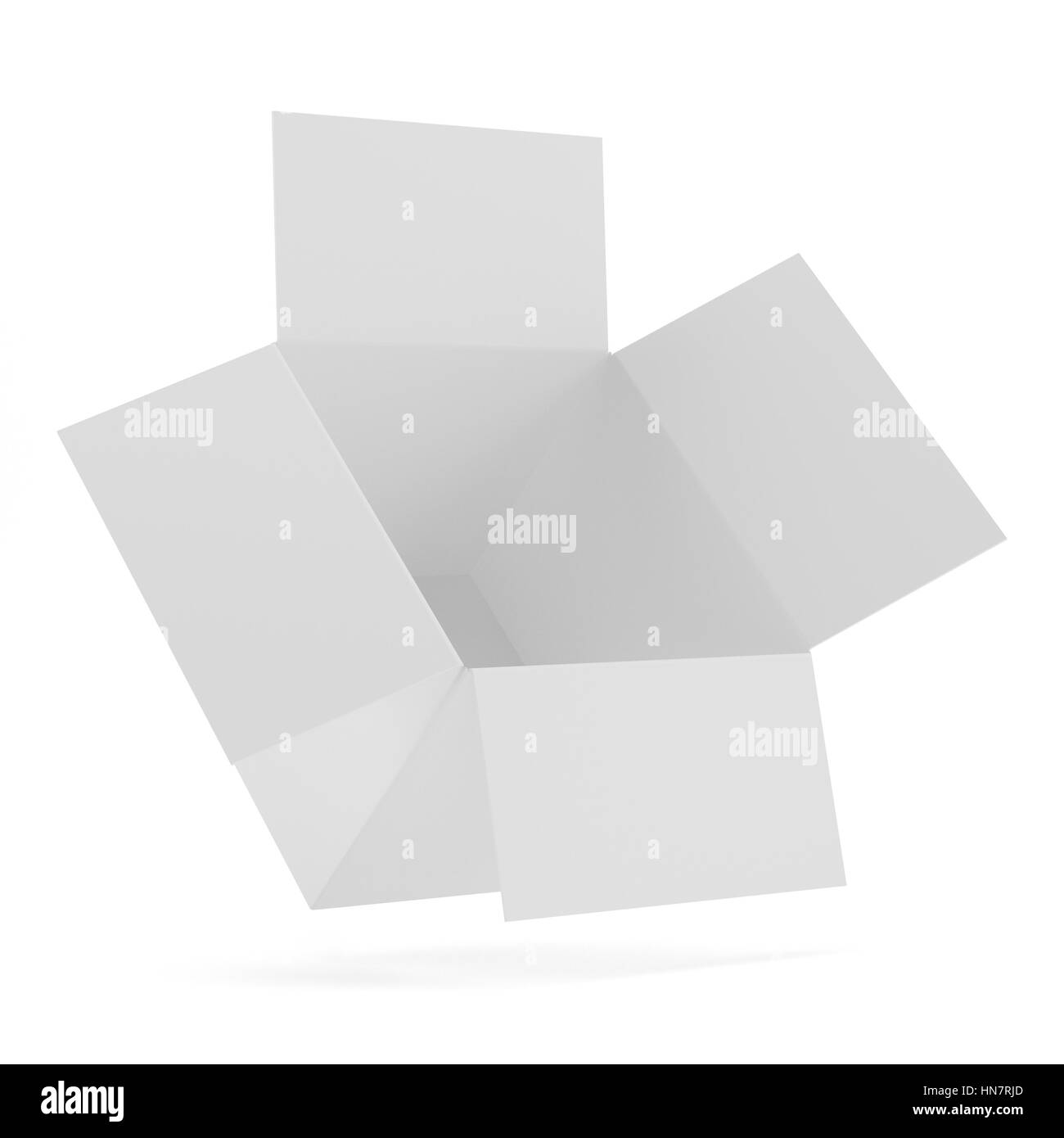 Open cardboard box Stock Photo - Alamy