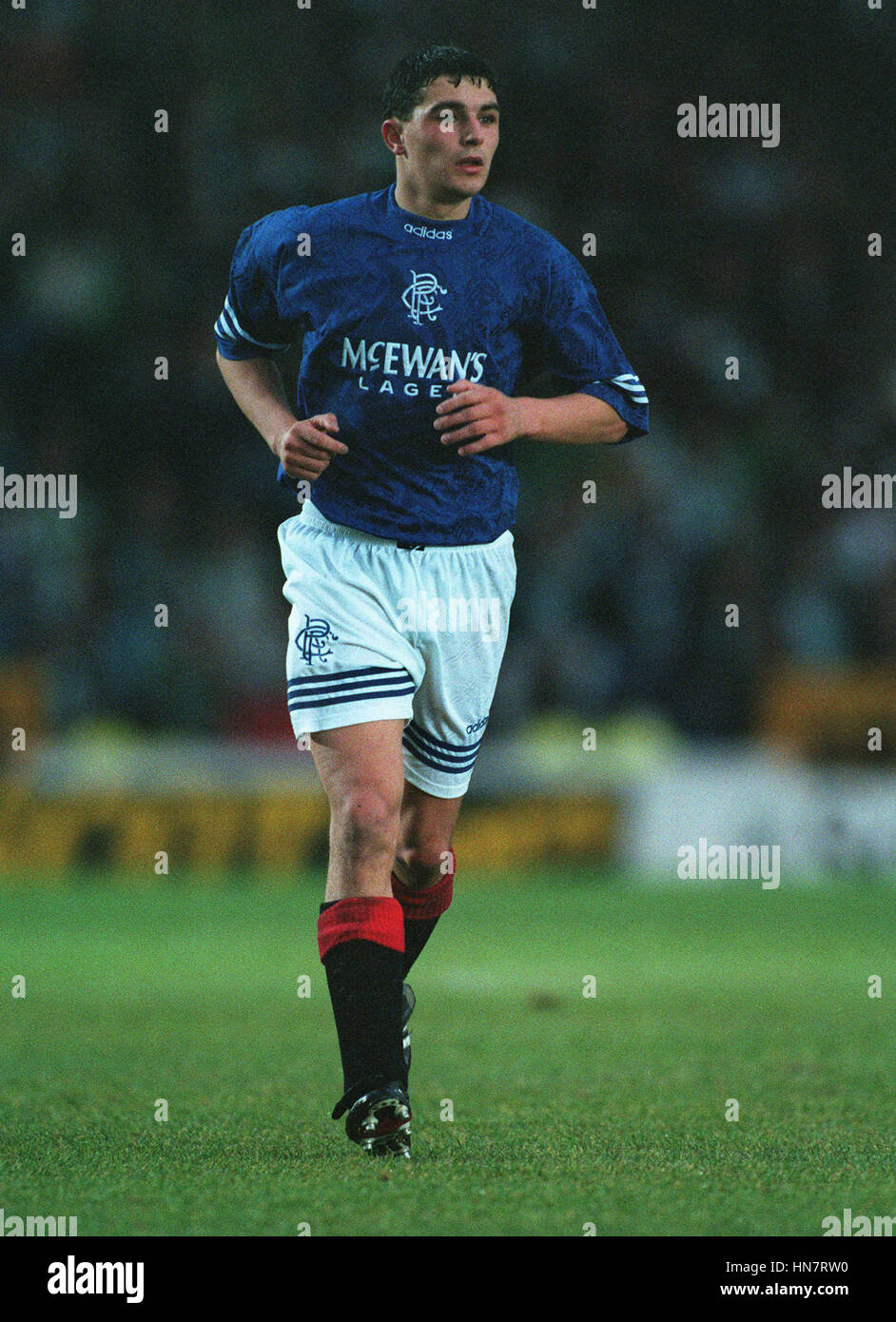 CHARLIE MILLER GLASGOW RANGERS FC 01 November 1994 Stock Photo - Alamy
