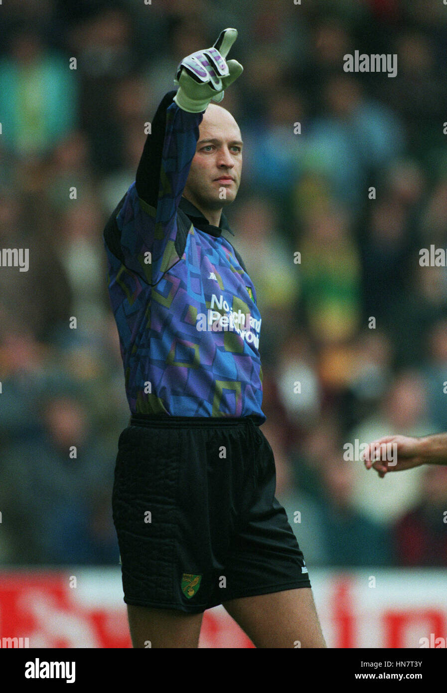 BRYAN GUNN NORWICH CITY FC 07 November 1994 Stock Photo - Alamy