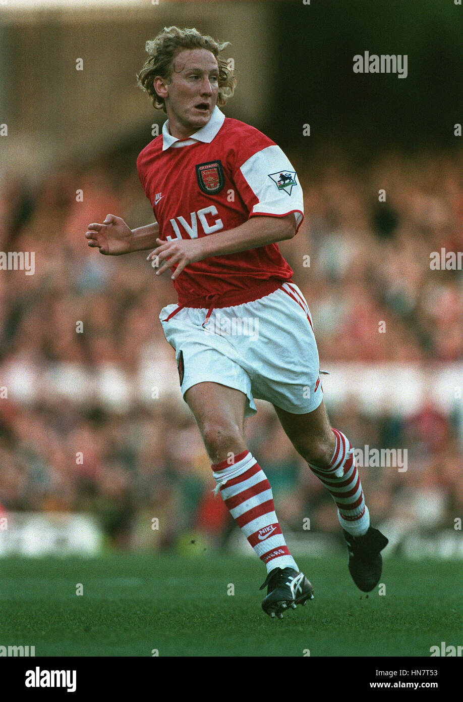 RAY PARLOUR ARSENAL FC 08 November 1994 Stock Photo - Alamy