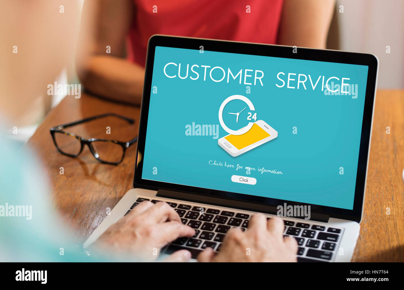 Customer Service Contact Us Support Information Concept Stock Photo - Alamy