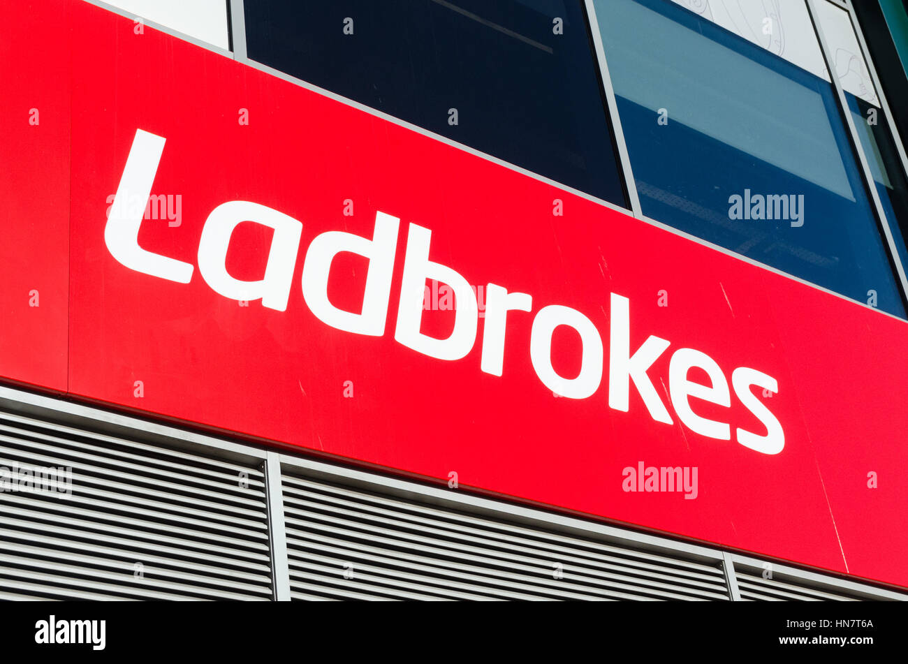 Ladbrokes logo hi-res stock photography and images - Alamy