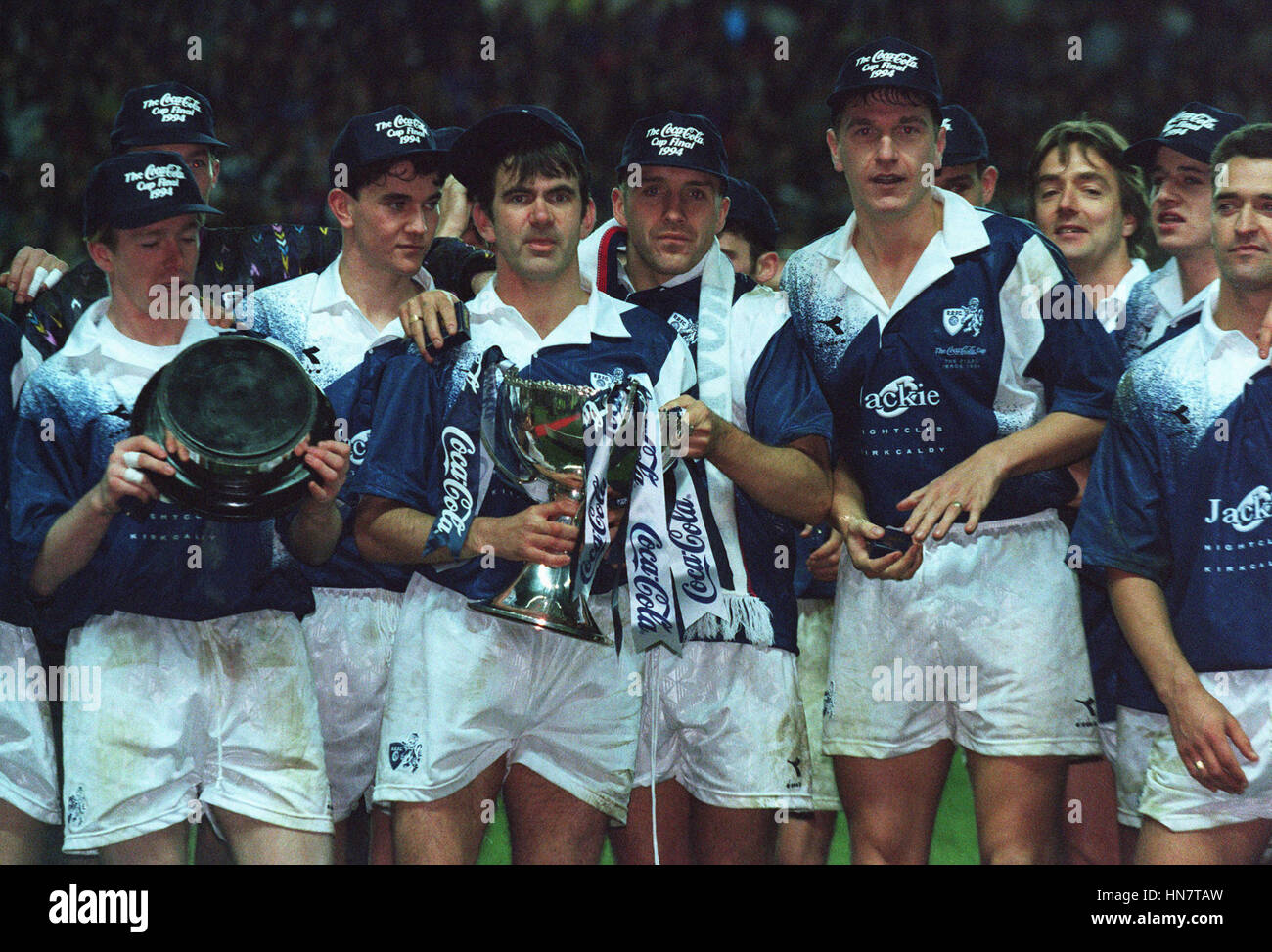 RAITH ROVERS FC. 1994 COCA COLA CUP WINNERS 30 November 1994 Stock ...