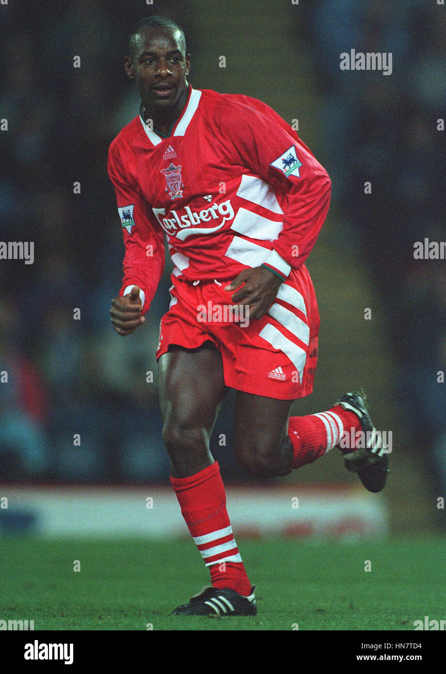 MICHAEL THOMAS LIVERPOOL FC 01 December 1994 Stock Photo - Alamy