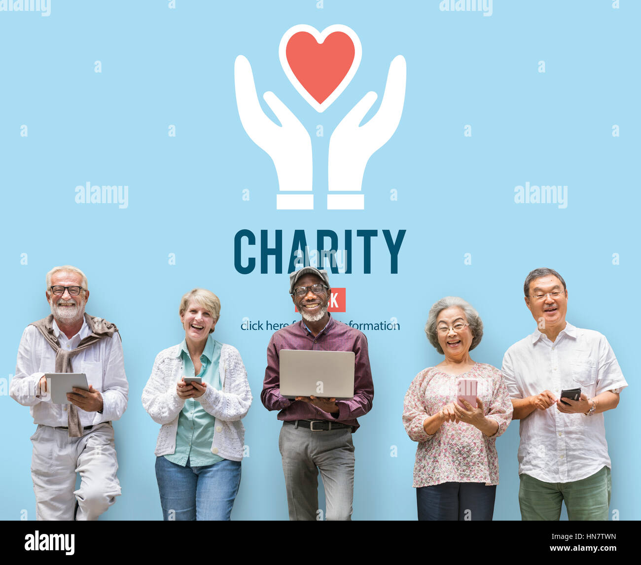 Charity Human Support Help Concept Stock Photo - Alamy