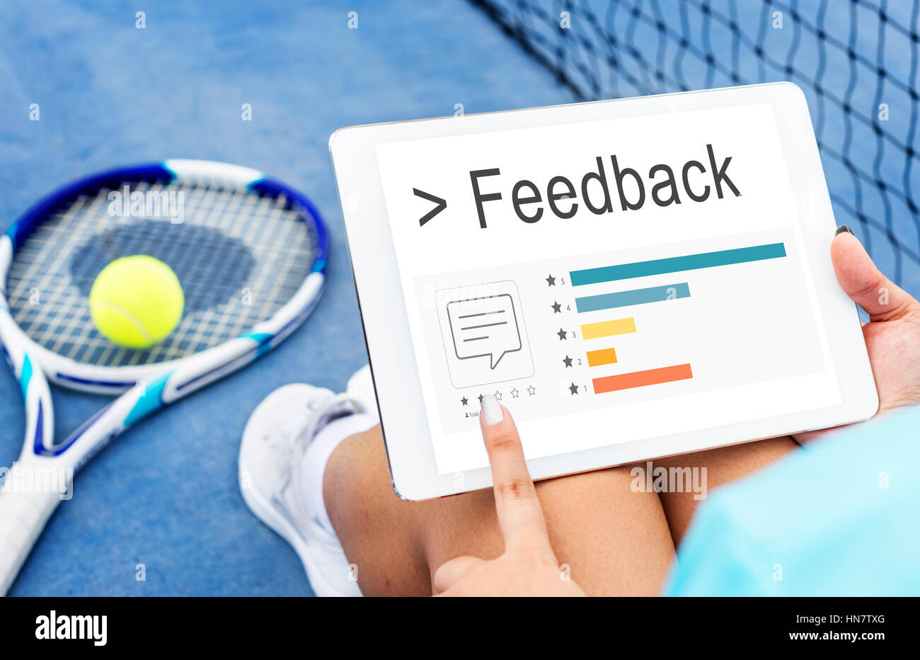 Feedback Answer Evaluation Report Review Concept Stock Photo - Alamy