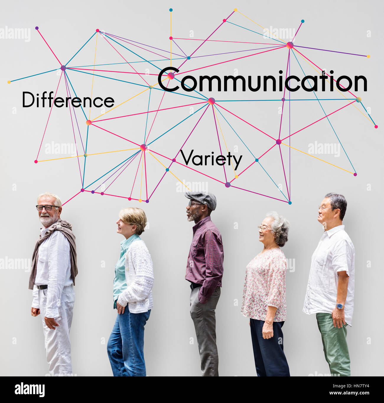 Web Link Chain Interconnection Concept Stock Photo - Alamy