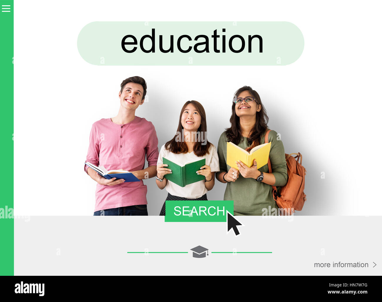 Distance learning online search interface Stock Photo - Alamy