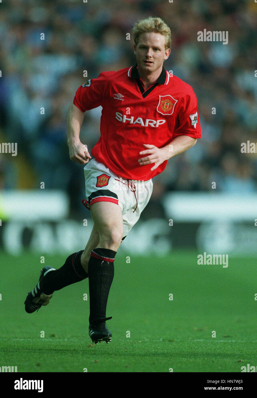 DAVID MAY MANCHESTER UNITED FC 17 October 1994 Stock Photo - Alamy