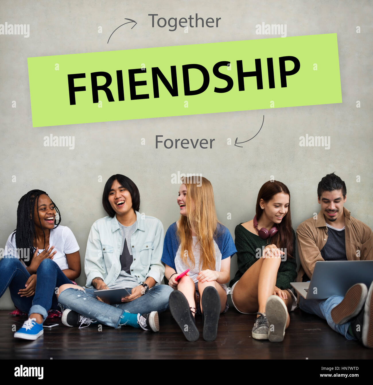 Friendship Together People Community Concept Stock Photo - Alamy