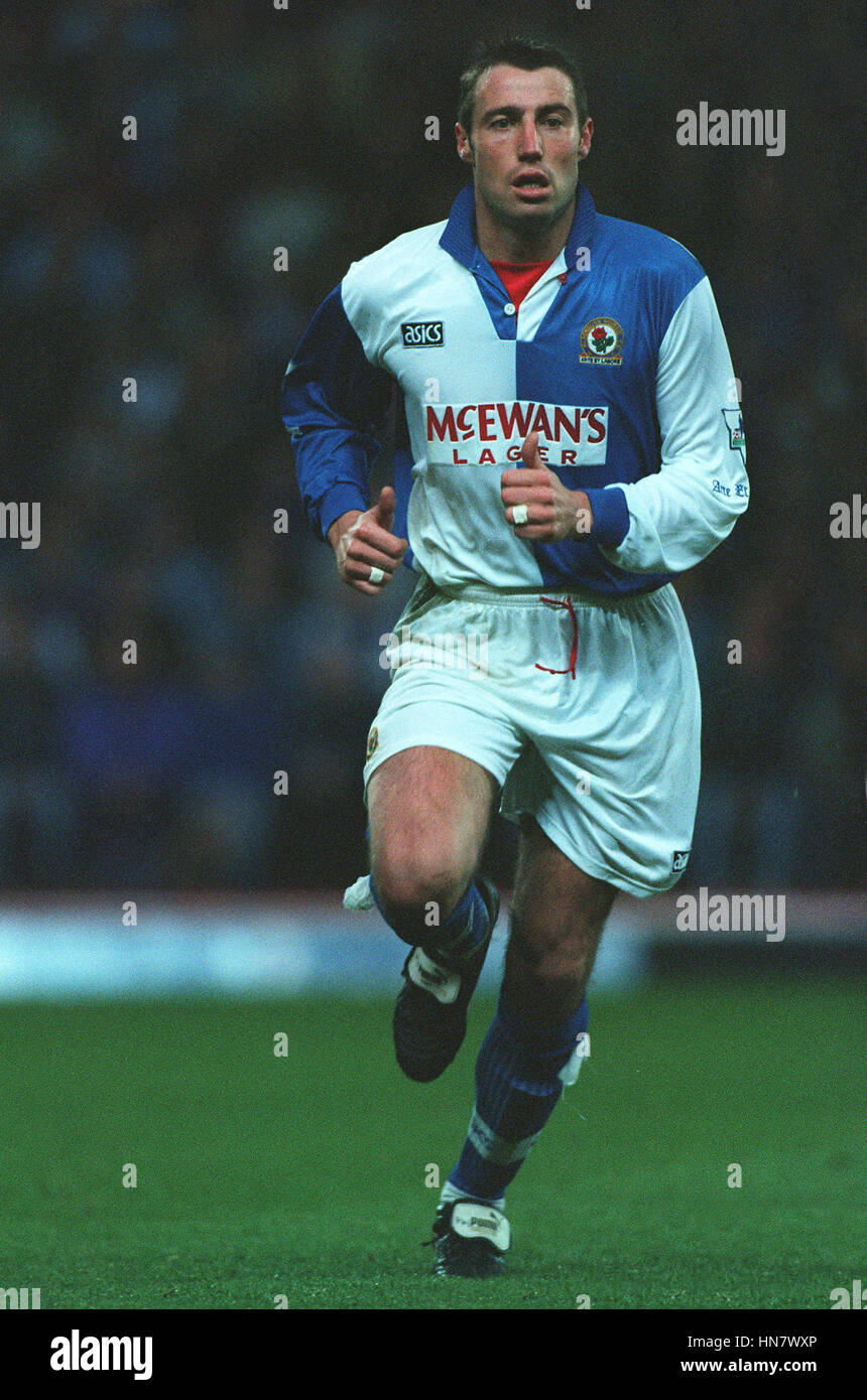 PAUL WARHURST BLACKBURN ROVERS FC 09 November 1994 Stock Photo - Alamy