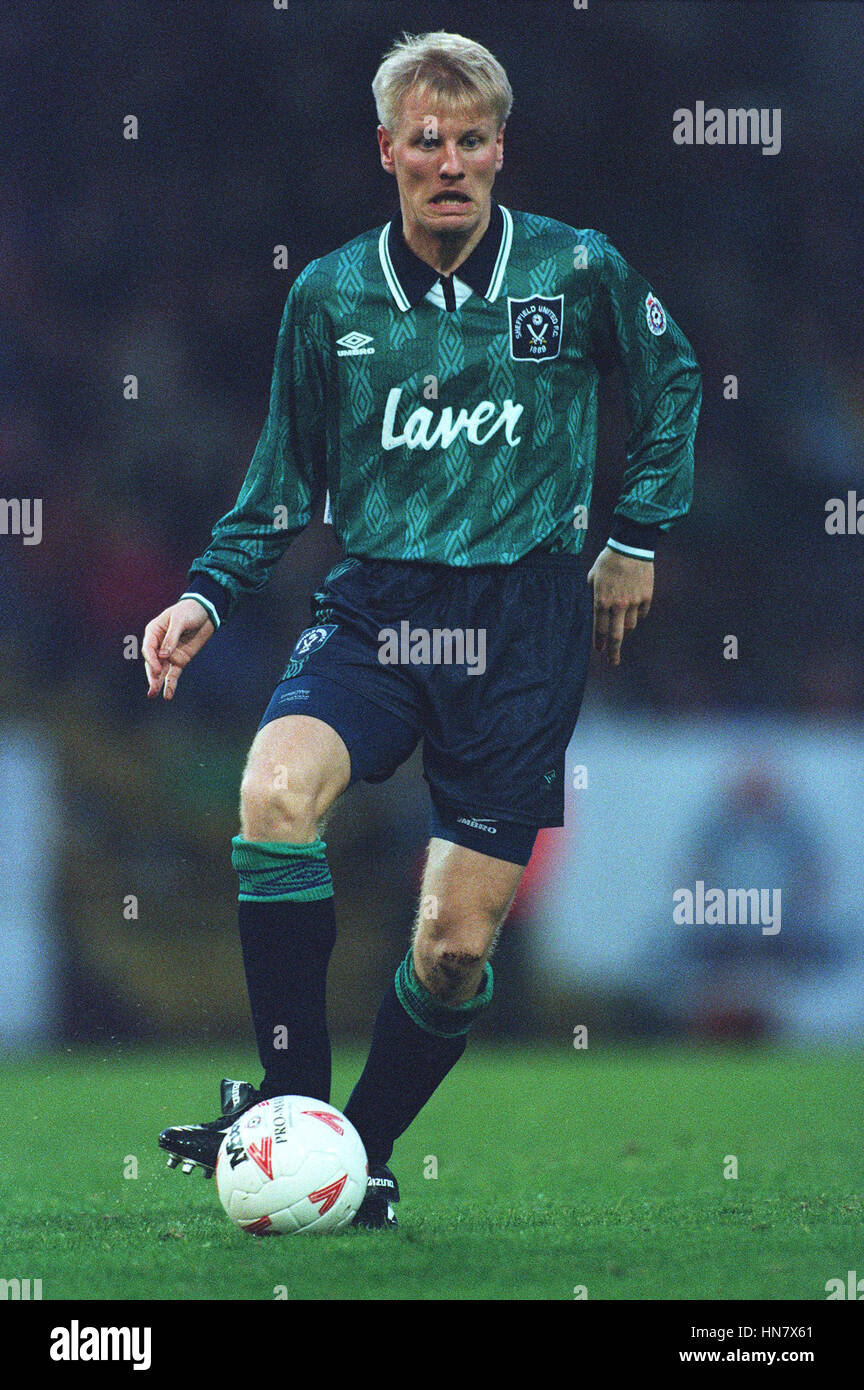 PAUL ROGERS SHEFFIELD UNITED FC 21 November 1994 Stock Photo - Alamy