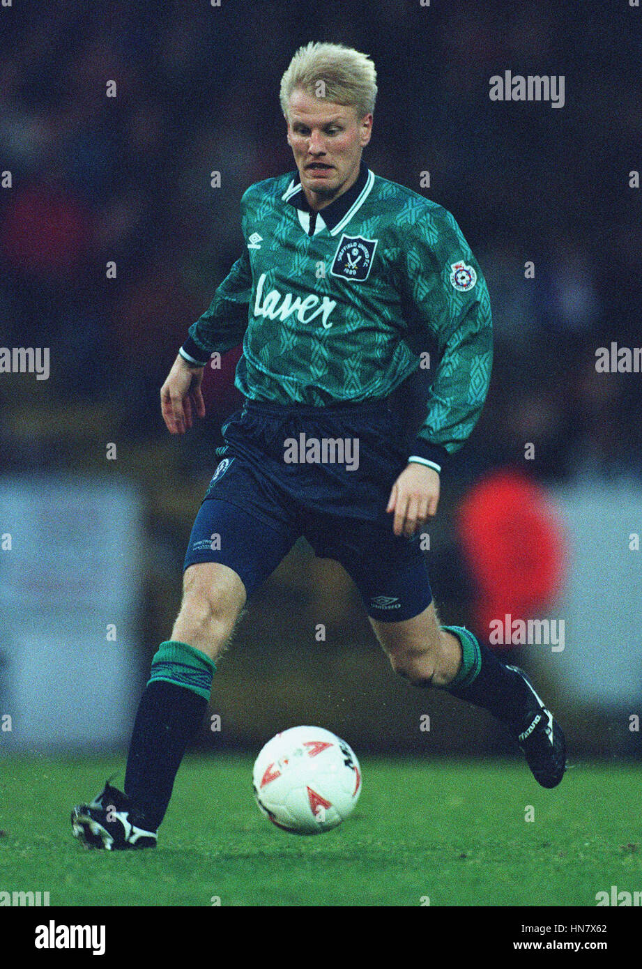 PAUL ROGERS SHEFFIELD UNITED FC 21 November 1994 Stock Photo - Alamy
