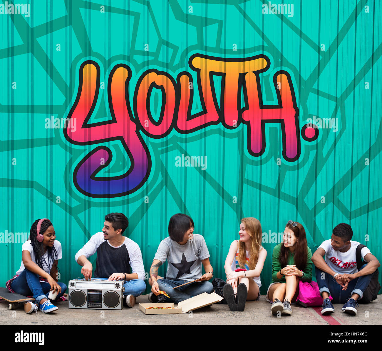 Youth Young Teens Lifestyle Adolescence Concept Stock Photo - Alamy