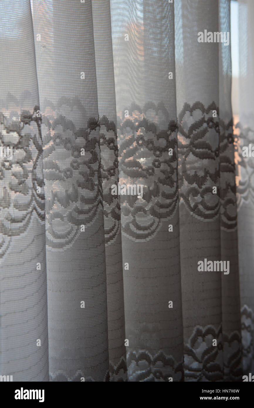 Old net curtain hi-res stock photography and images - Alamy