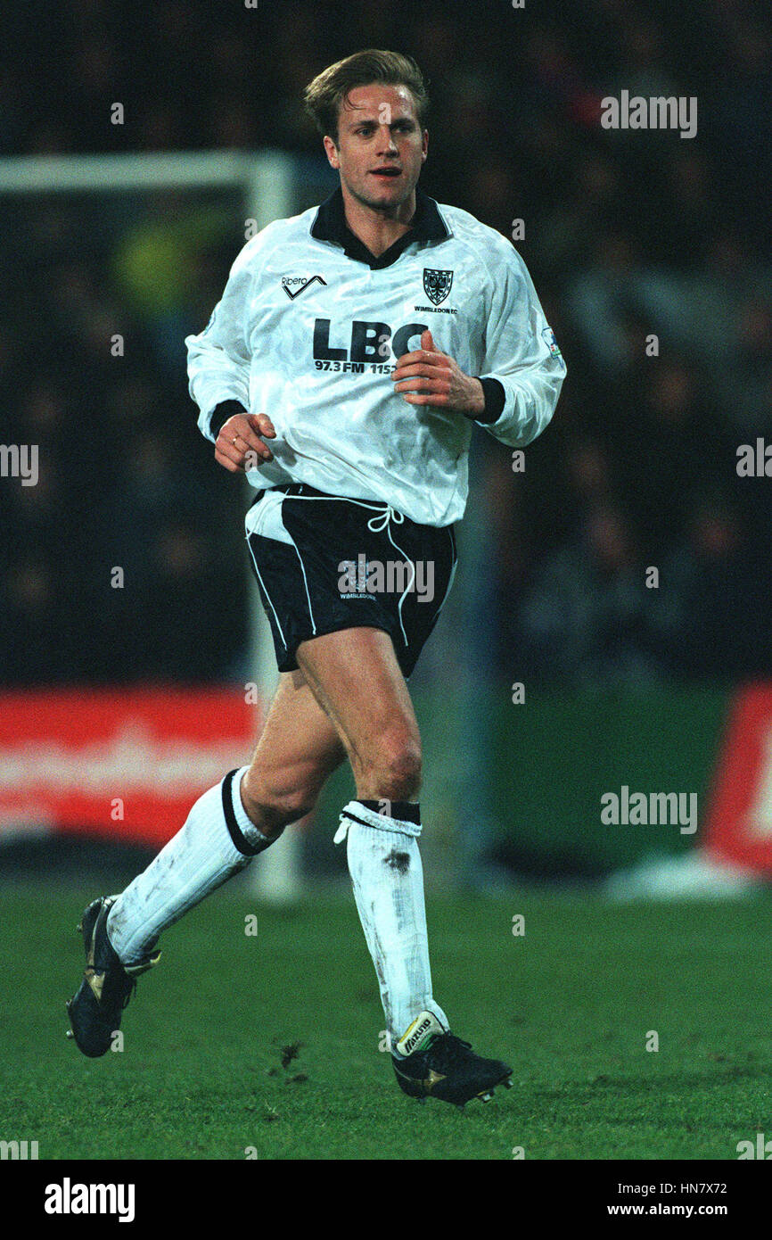 JOHN SCALES WIMBLEDON FC 11 January 1994 Stock Photo - Alamy