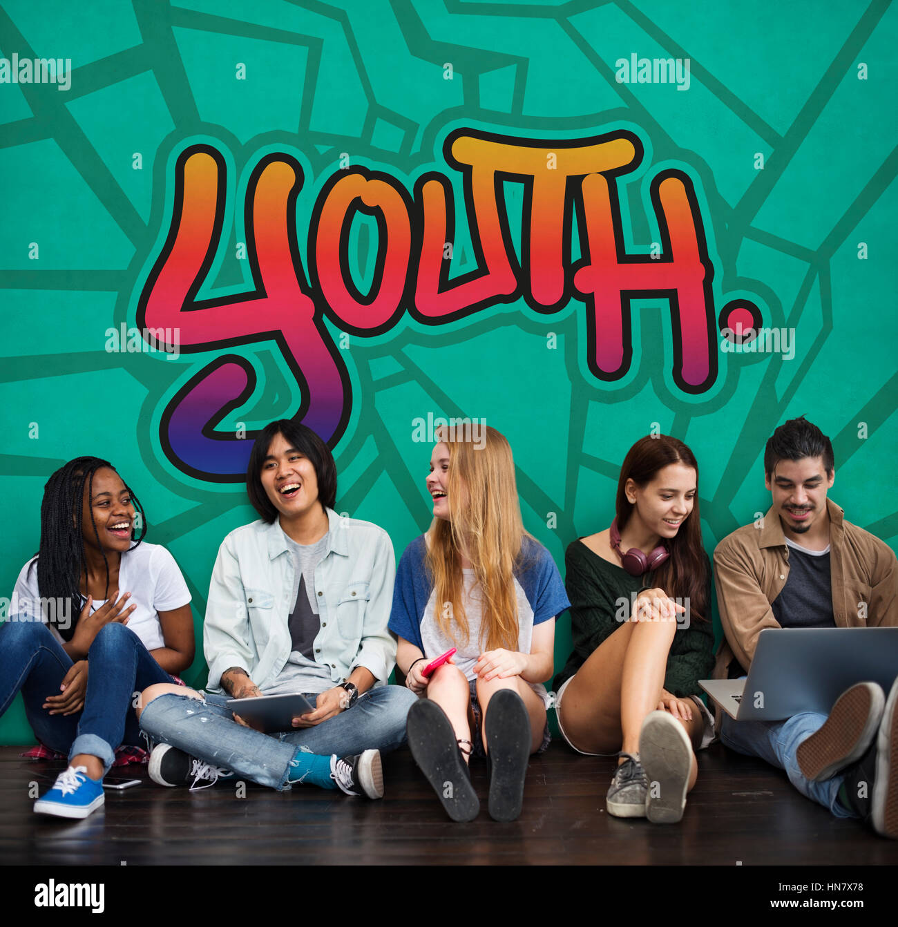 Youth Young Teens Lifestyle Adolescence Concept Stock Photo - Alamy