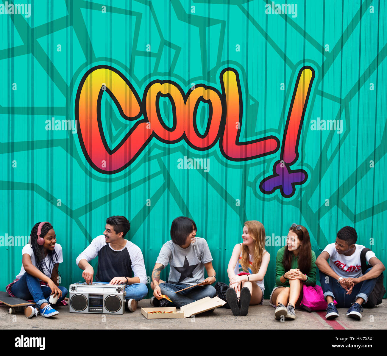 Cool Chill Chic Creative Fashion Fresh Trends Concept Stock Photo - Alamy