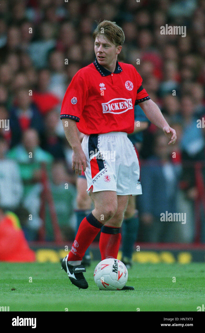 CRAIG HIGNETT MIDDLESBROUGH FC 13 September 1994 Stock Photo - Alamy