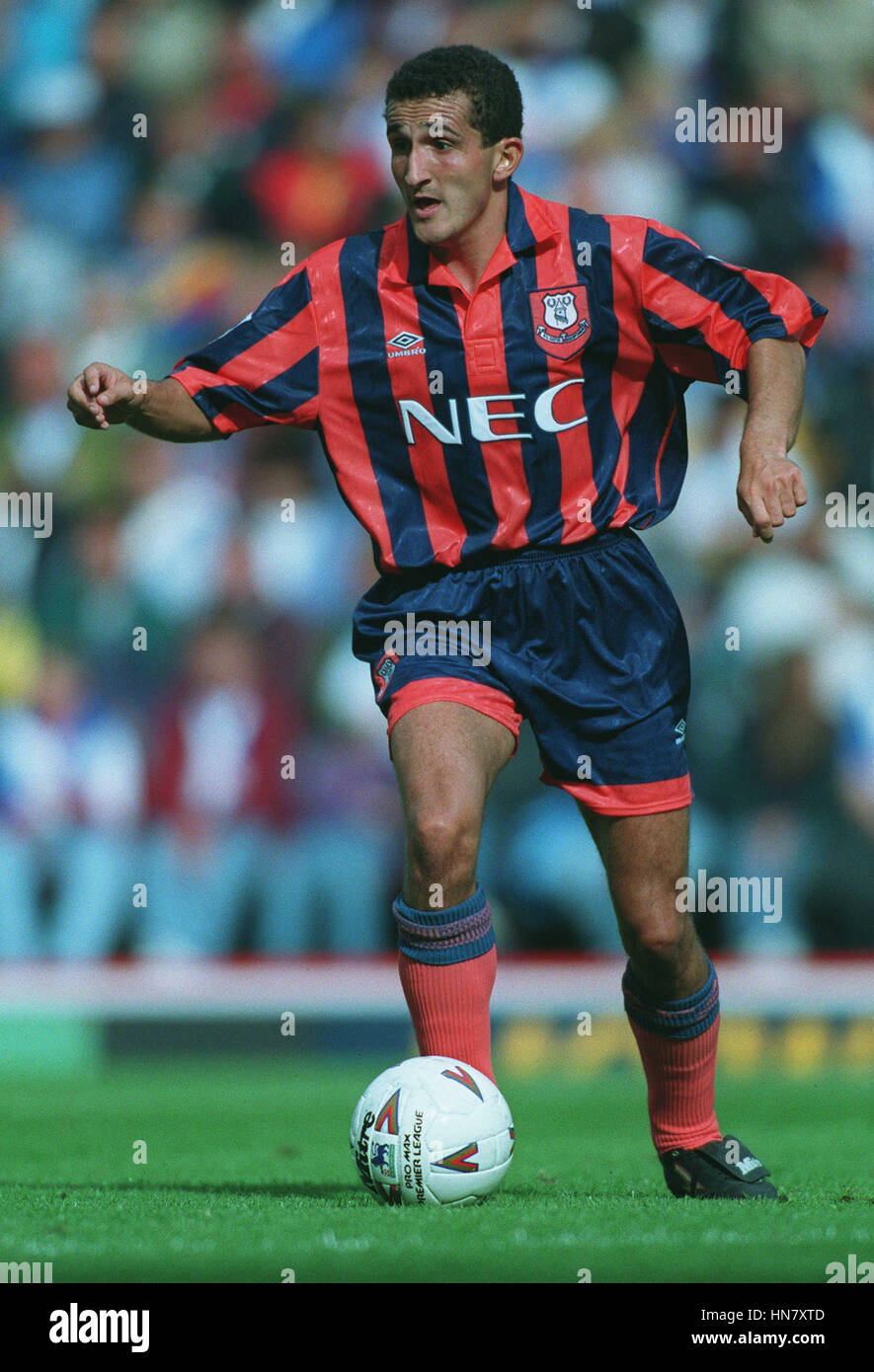 VINNY SAMWAYS EVERTON FC 13 September 1994 Stock Photo - Alamy