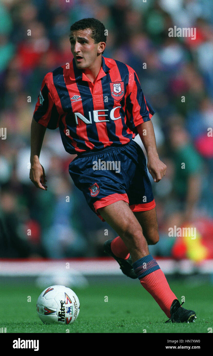 VINNY SAMWAYS EVERTON FC 13 September 1994 Stock Photo - Alamy