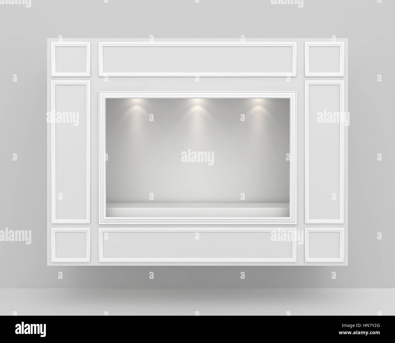 Shop exterior showcase. Mock up Stock Photo - Alamy