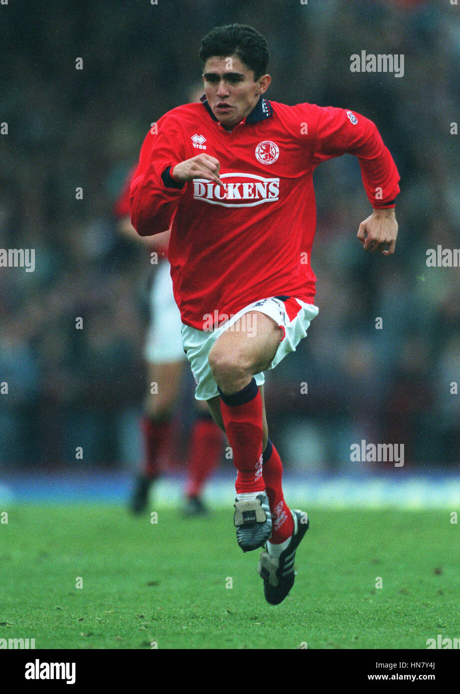 JAMIE MORENO MIDDLESBROUGH FC 05 October 1994 Stock Photo - Alamy